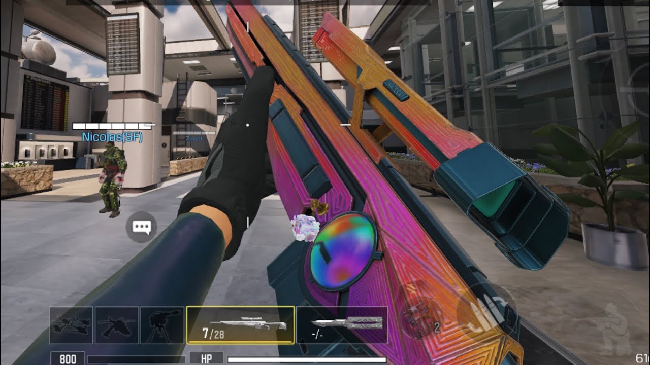poppin off with the new HDR sniper blueprint (codm) - YouTube
