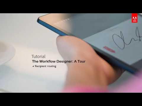 Adobe Sign workflow tutorial: how to create and automate workflow - YouTube