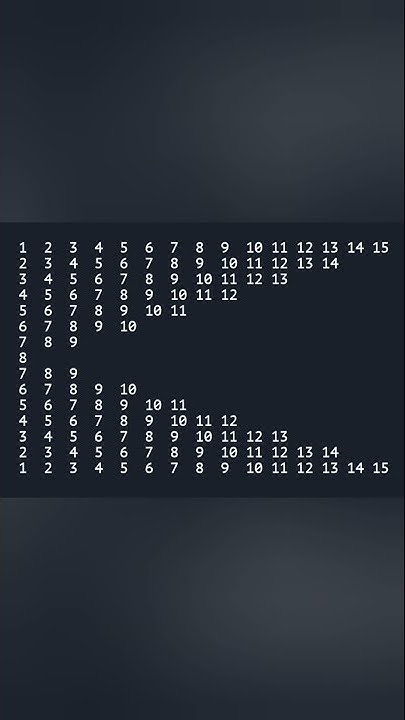 Shorts 🔥java Program Print Numbers Series In Arrow Shape Using For Loop Youtube