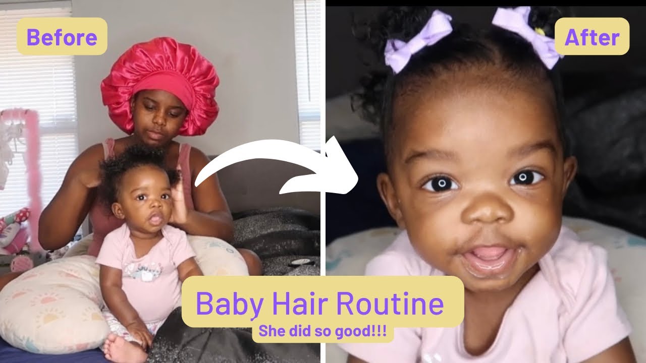 *GRWM* Nevaeh Hair Routine🎀 - YouTube