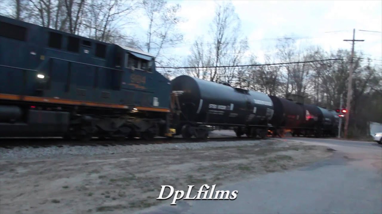 CSX Boxcar Logo YN3B ES44AH's take over the Worcester Main - YouTube
