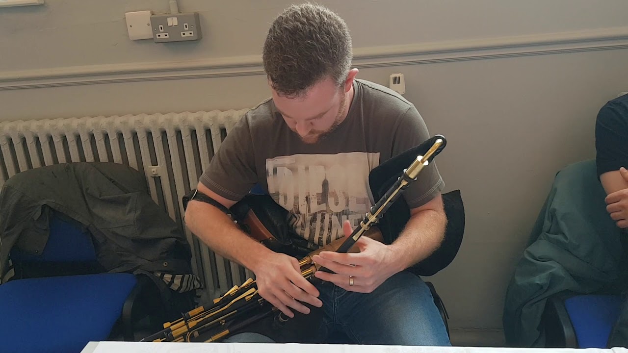Mark Redmond playing Ceol Pipes 3/4 set of Uilleann Pipes in C - YouTube