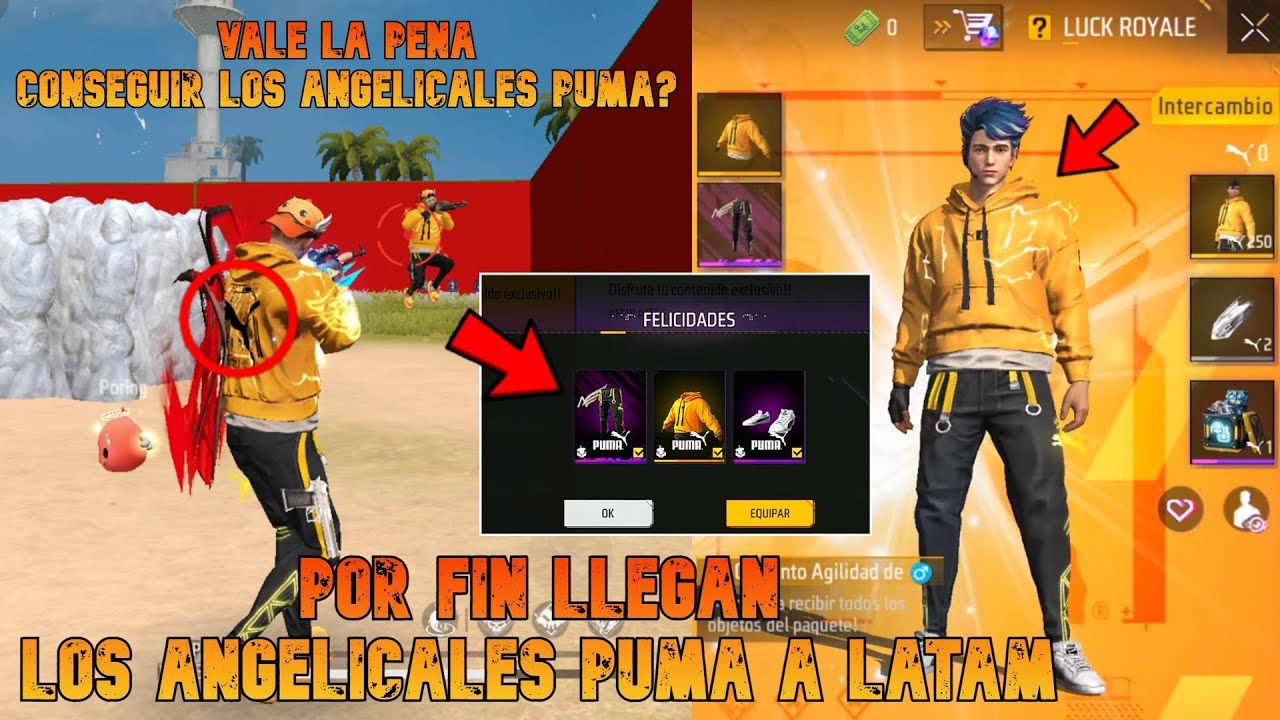 ¡La NUEVA COLABORACIÓN ESPECIAL PUMA x FREE FIRE llega a LATAM! Cómo ...