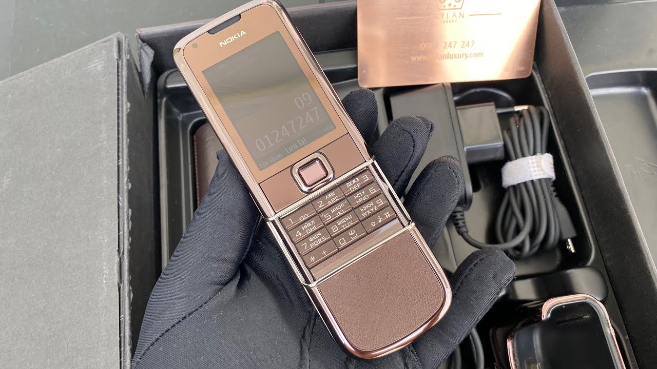 Nokia 8800 Sapphire Brown Full Box - YouTube