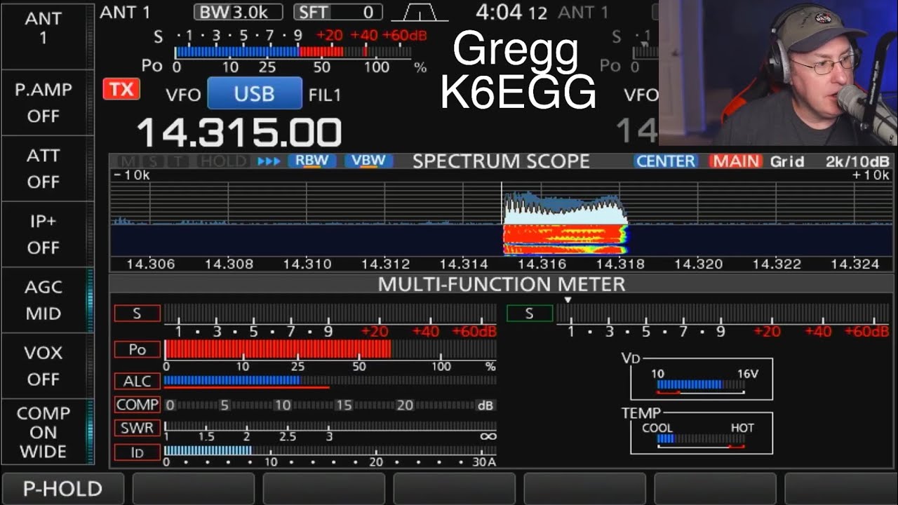 🔴 K6EGG 8-12-23 2 Fusion, DMR, DStar HF and FT8 Icom IC-9700 AND IC-7610 - YouTube