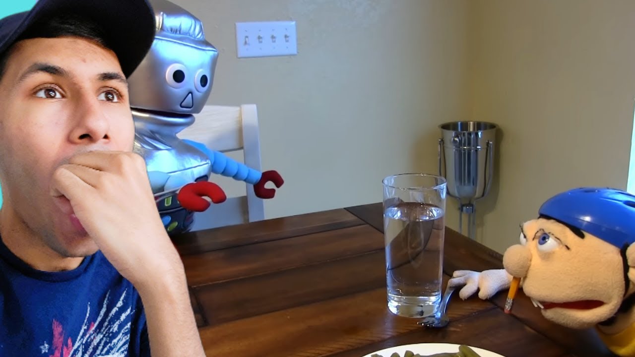 A ROBOT TEACHES MANNERS TO JEFFY!!! Anand The Gamer Reacts : Jeffy ...