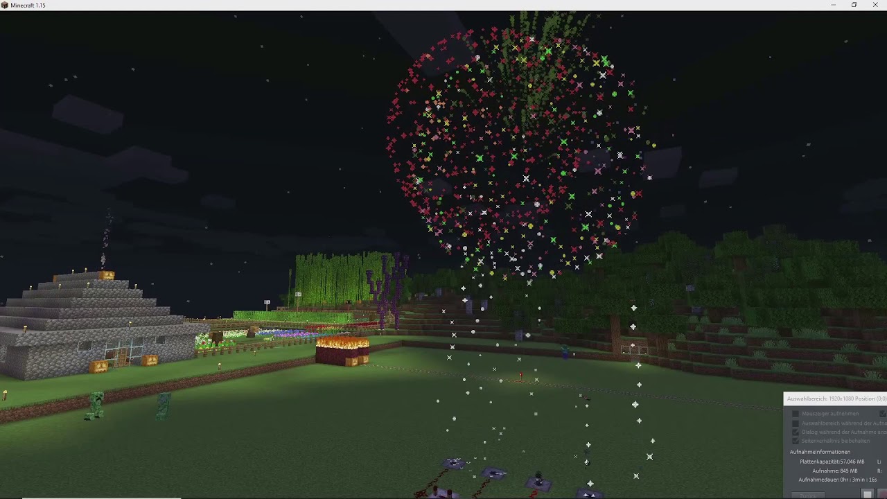 Minecraft-Feuerwerk - YouTube