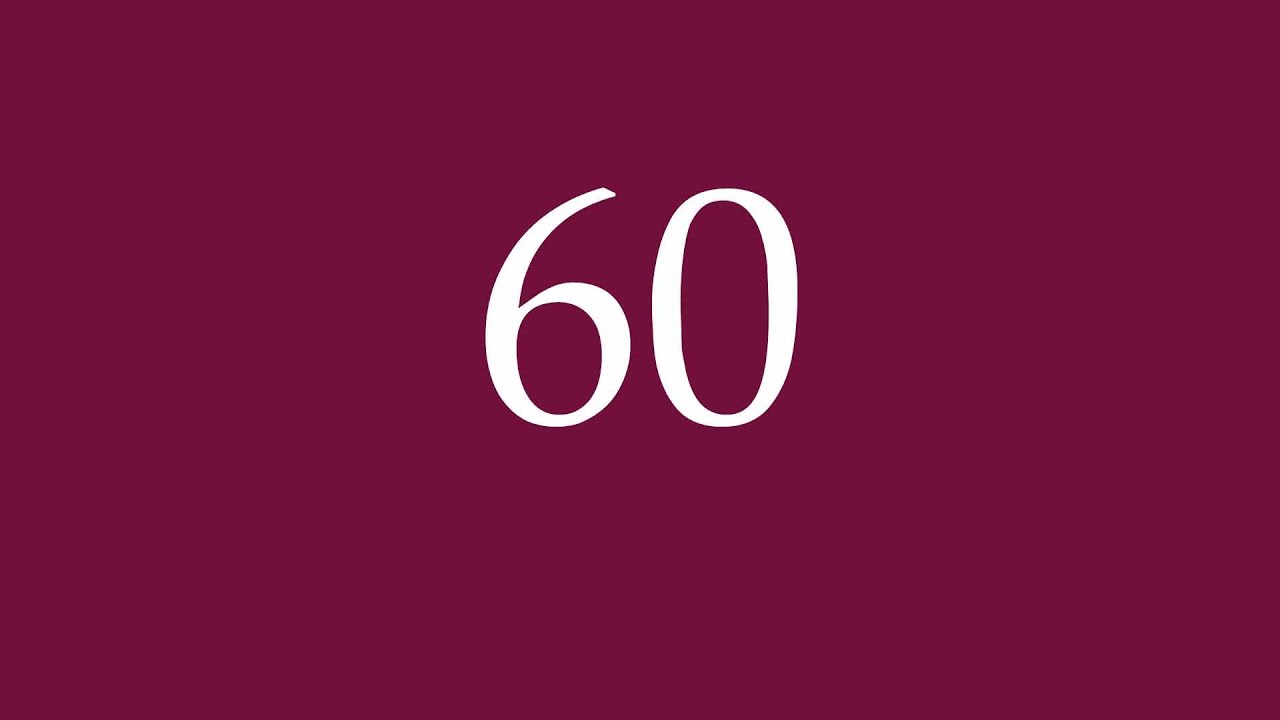 How to Pronounce ''60'' (Sixty) Correctly in German - YouTube