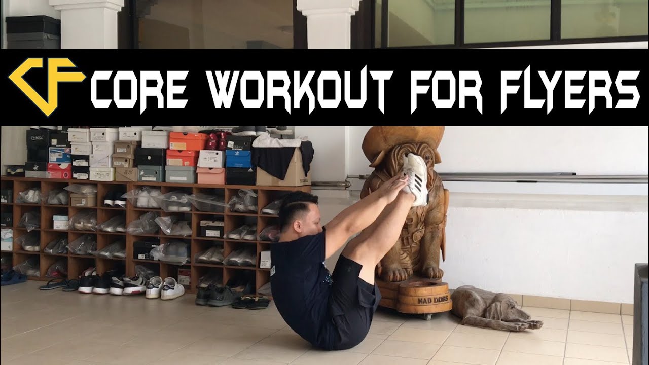 5 STRONG CORE EXERCISES For Flyers - YouTube