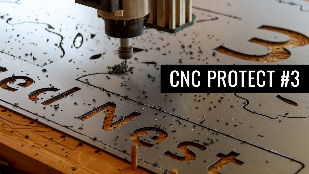 Using a CNC Router to Make a House Number Sign - YouTube