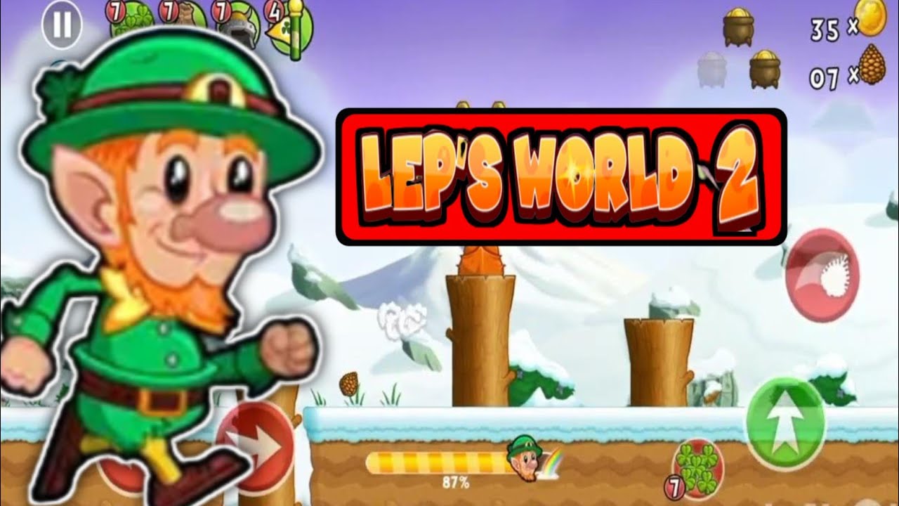 Lep's World 2 level 2-1 to 2-2 - YouTube
