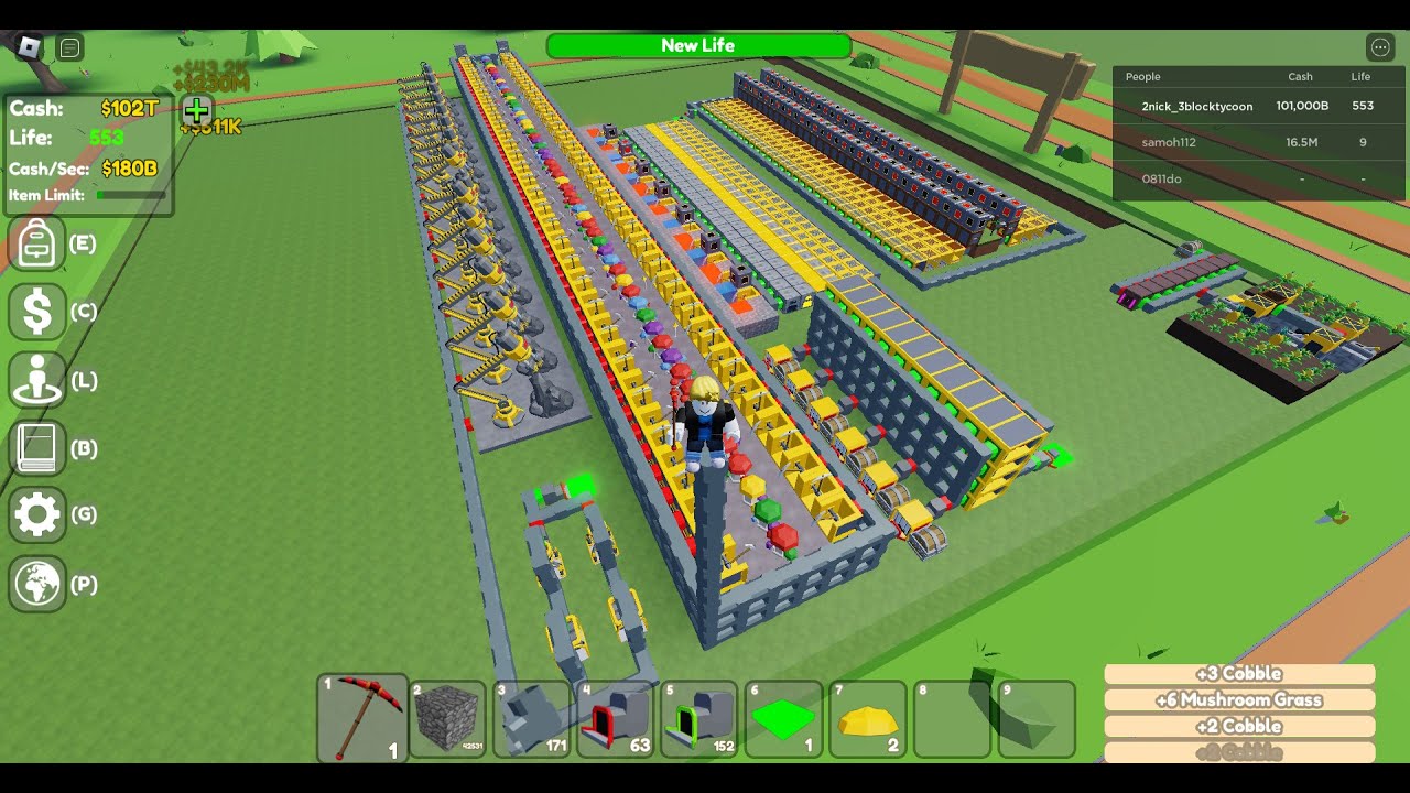 FunzPlayz! - Multi (Farm)! [Life:553] #3 in Roblox : Block Tycoon ⛏️ ...