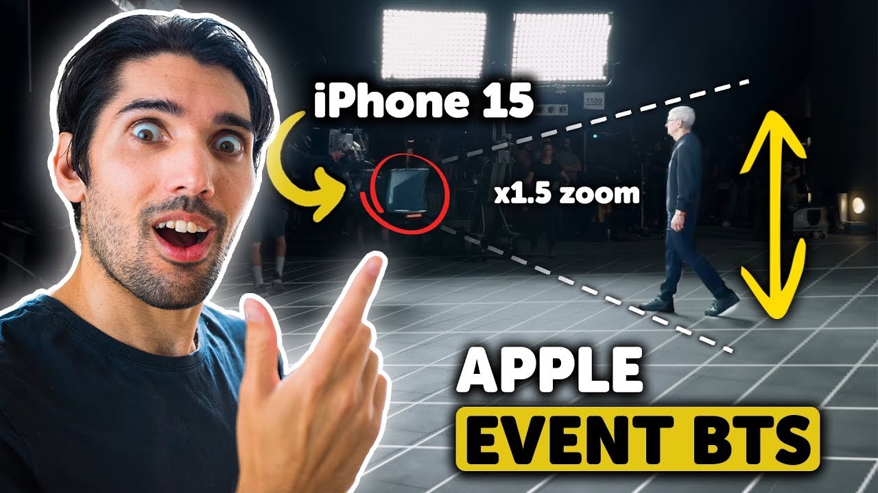 Apple's Filmmaking Revealed! - BTS of Apple's Event Shot With iPhone 15 ...