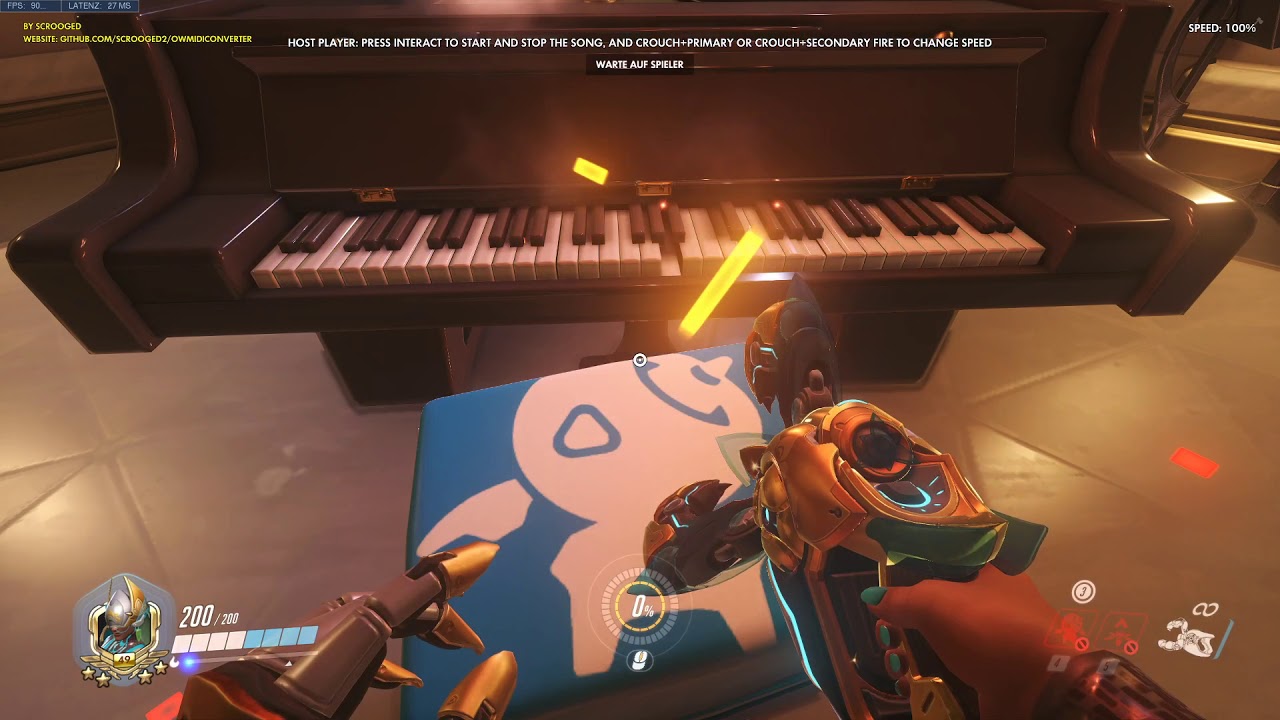 Symmetra Overwatch Piano Midi Magic - Aqua Barbie Girl - YouTube