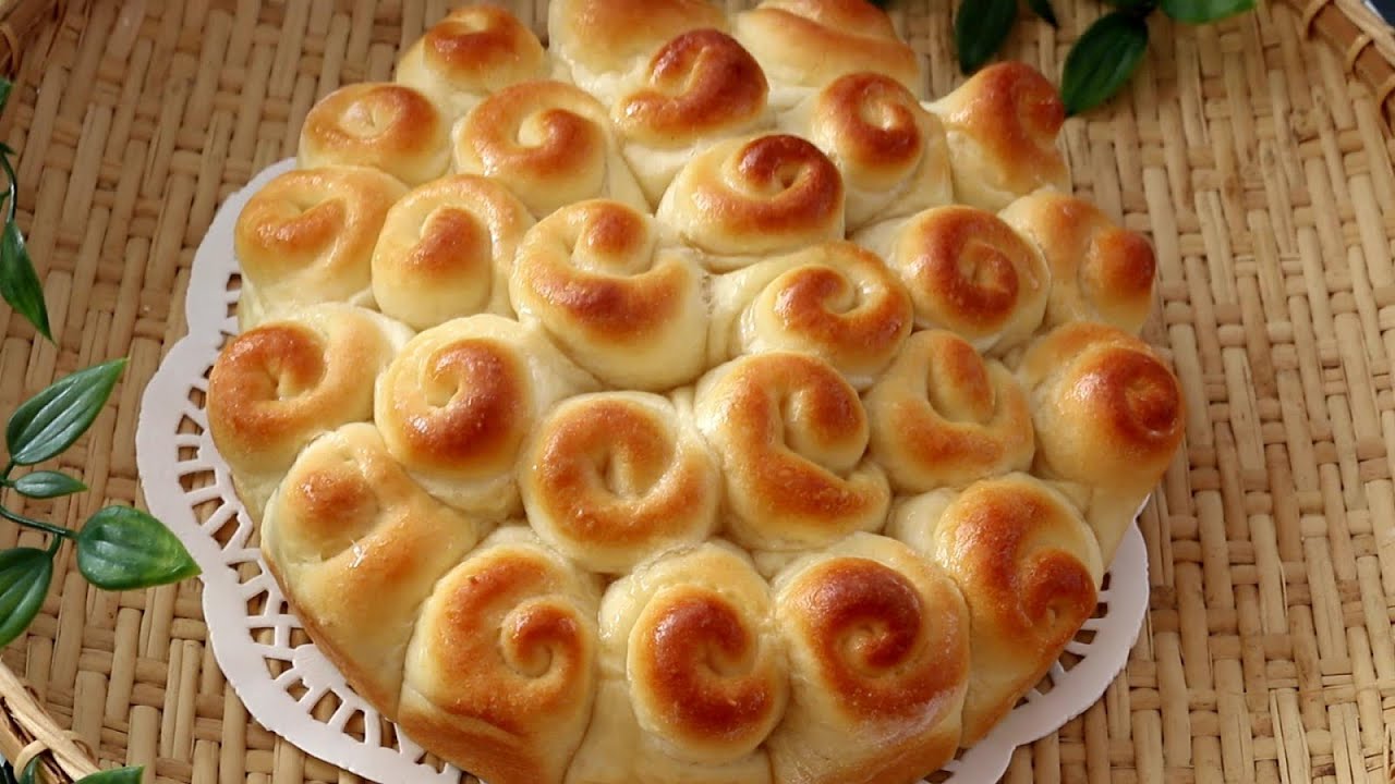 We don't Buy Bread Anymore!!! Perfect and Easy Flower Bread Recipe 🌹 ...