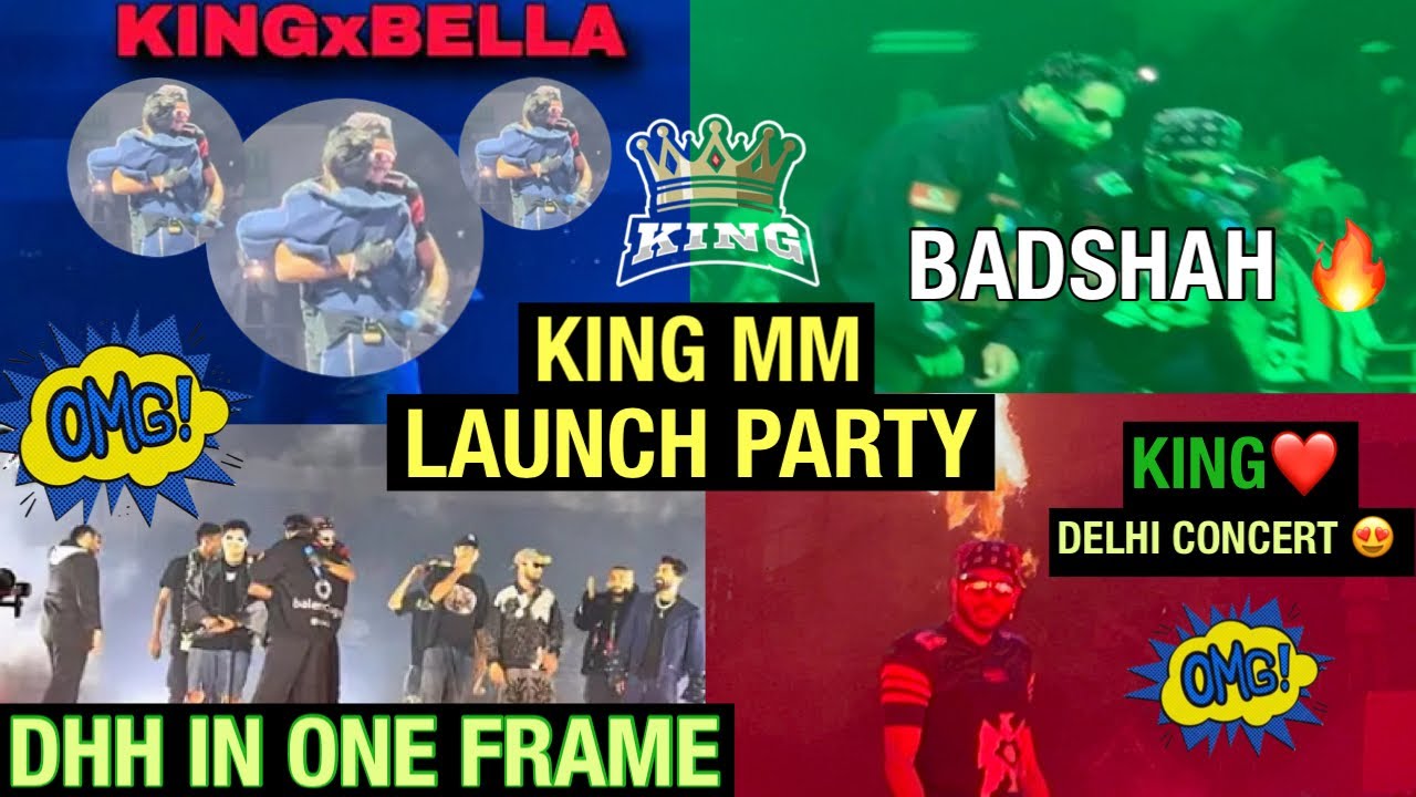 KING MM ALBUM LAUNCH PARTY 🔥🔥|| KING LIVE CONCERT DELHI 2024 😍😍 ...