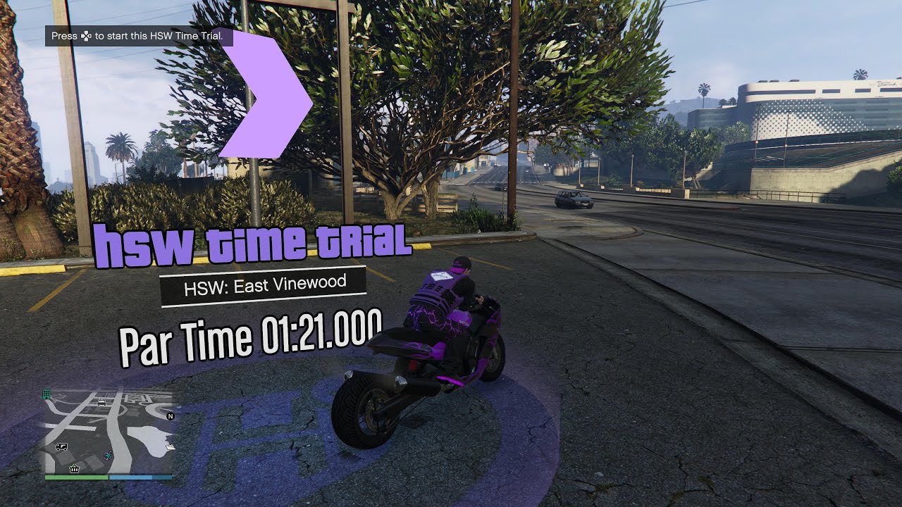 HSW EAST VINEWOOD TIME TRIAL Grand Theft Auto V - YouTube