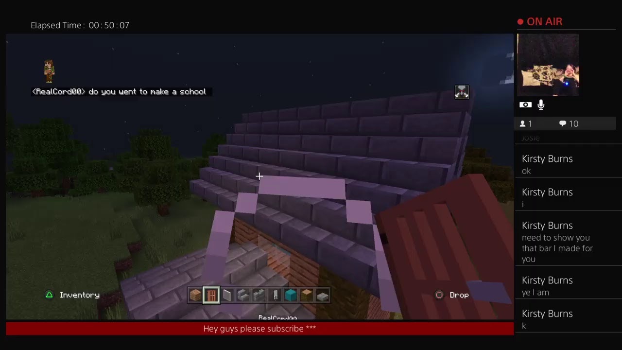 Minecraft with josie #crazy5sum #girlgamer - YouTube