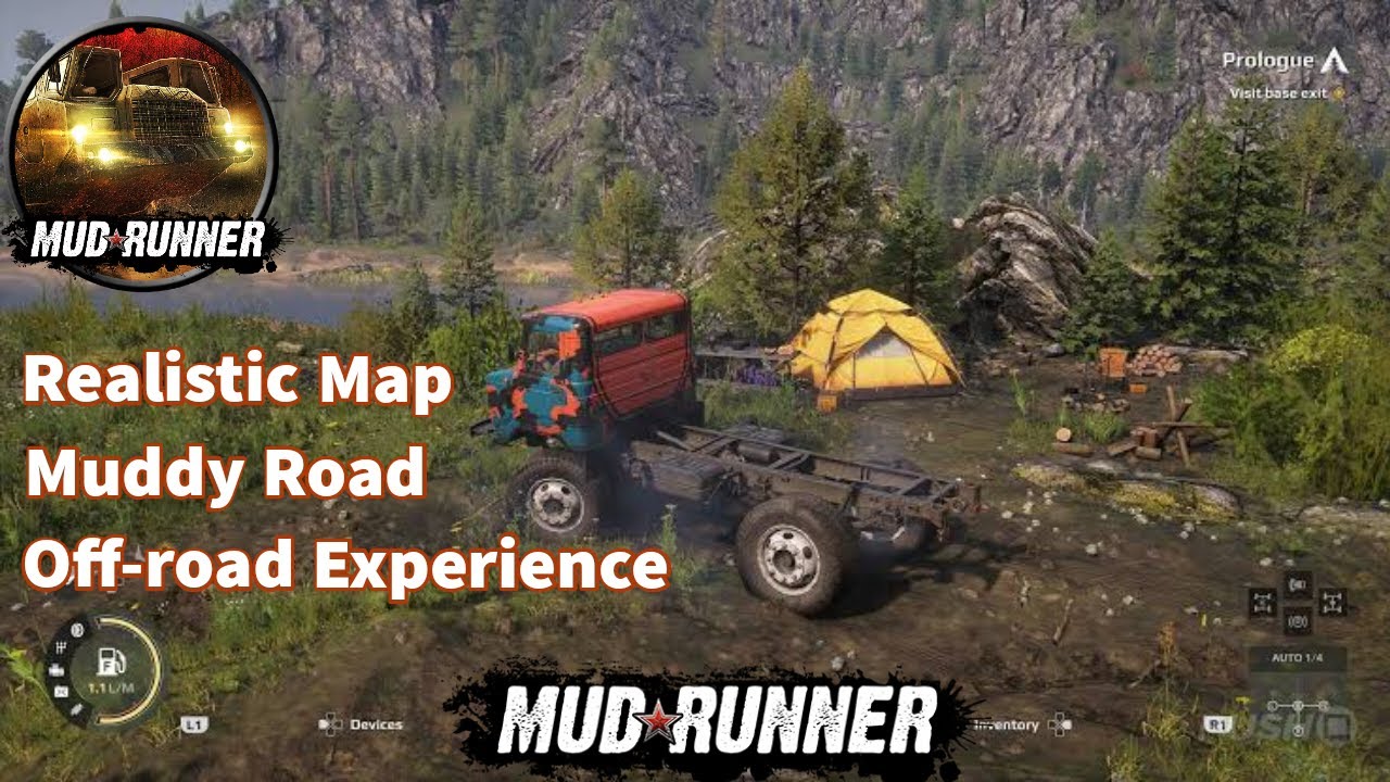 MudRunner Off-road mobile gameplay walkthrough #mudrunner - YouTube