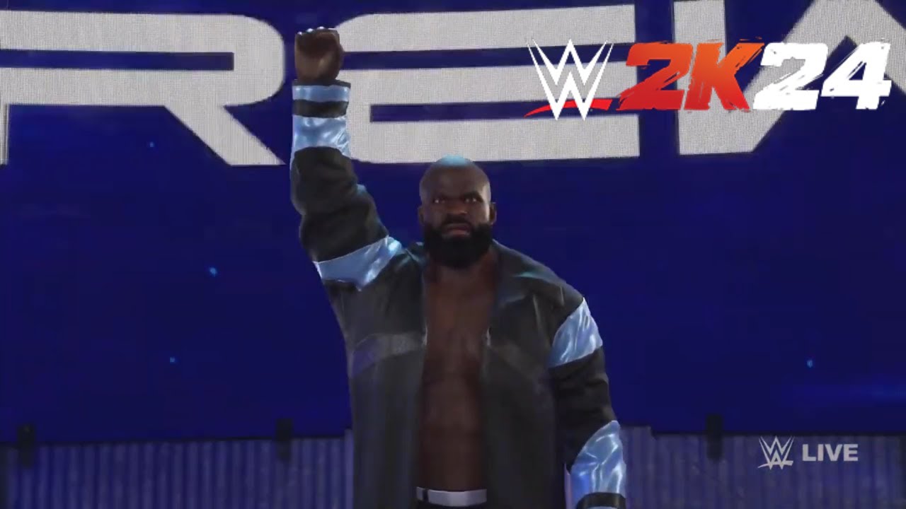 WWE 2K24 - Apollo Crews (Entrance, Signature, Finisher, Victory) - YouTube