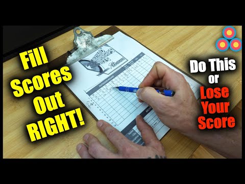 How to Fill Out an Archery Scorecard (The Right Way) - YouTube