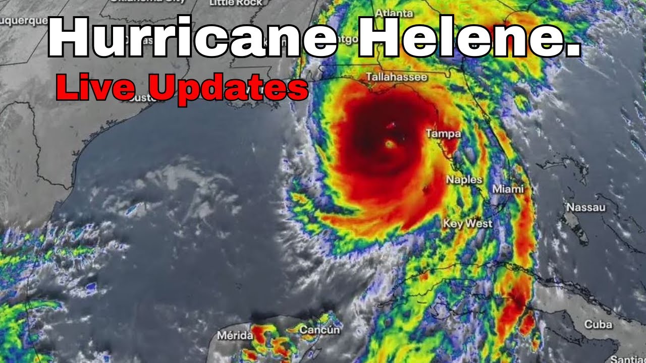 Hurricane Helene Slams Florida Live Updates - YouTube