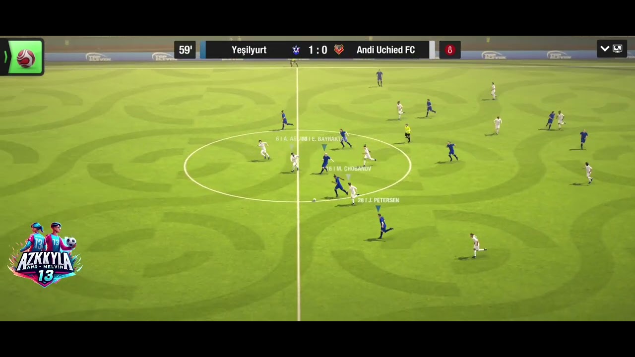 Liga|Part 23|Yeșilyurt (2) VS (0) Andi Uchied. FC|Leg 2|Lv 35|Top ...