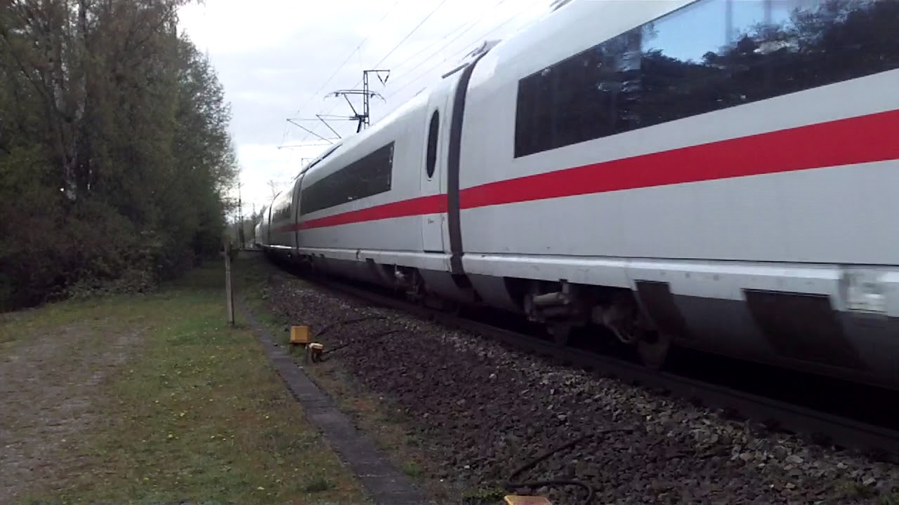 ICE-3 High Speed Train at Kaldenkirchen Germany! - YouTube