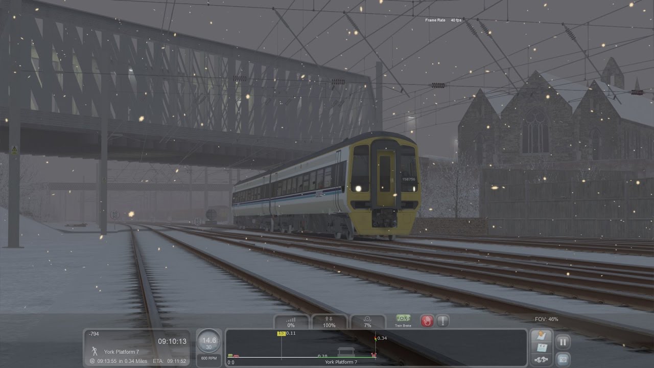Train simulator 2017:class 158 AP sound pack Selby-York - YouTube