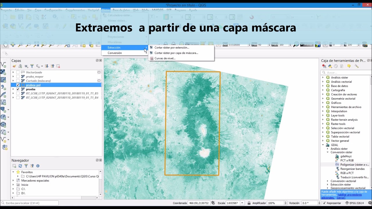 QGIS 3 - ¿Cómo Poligonizar ráster? - YouTube