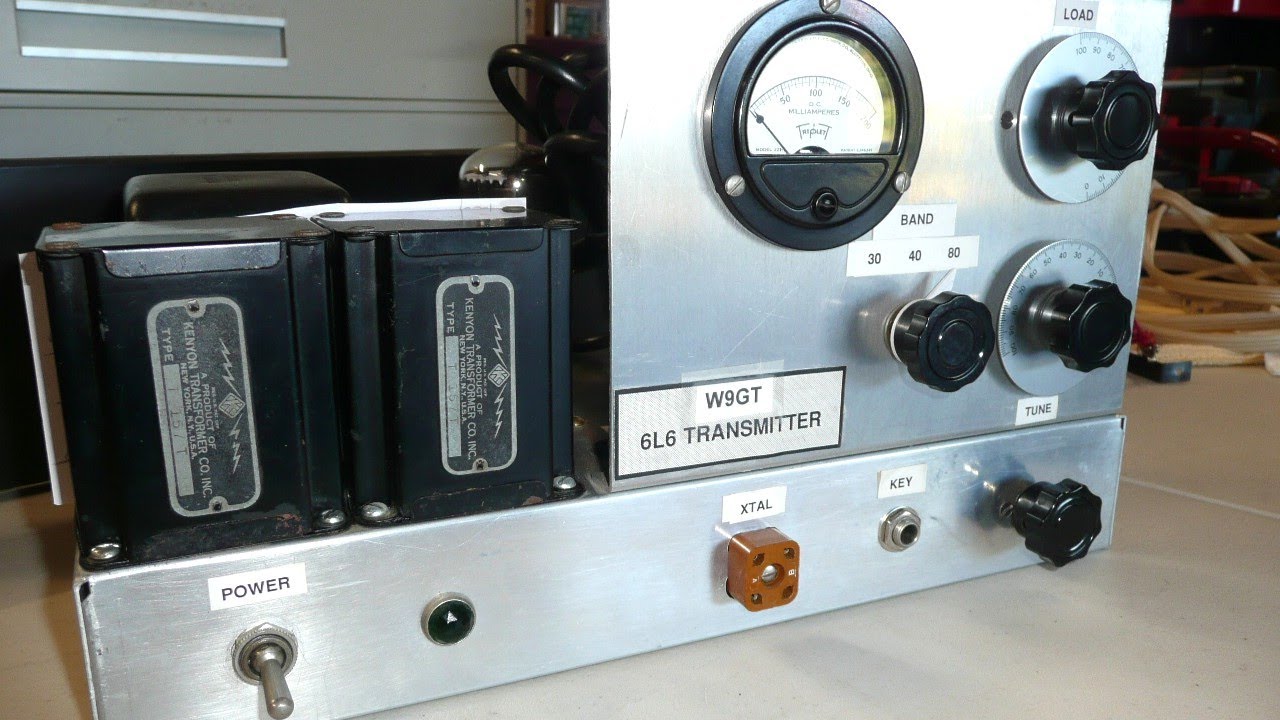 CW PRACTICE - Harry's 2-Tube Transmitter - YouTube