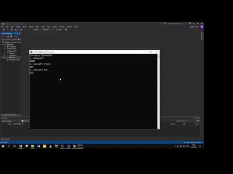 Currency Converter - C# - YouTube