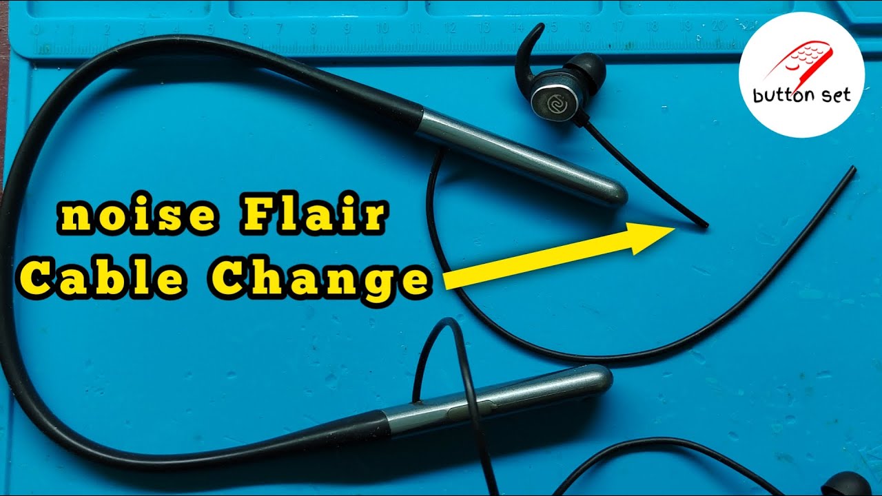 Noise flair wireless neckband Cable Replacement - YouTube