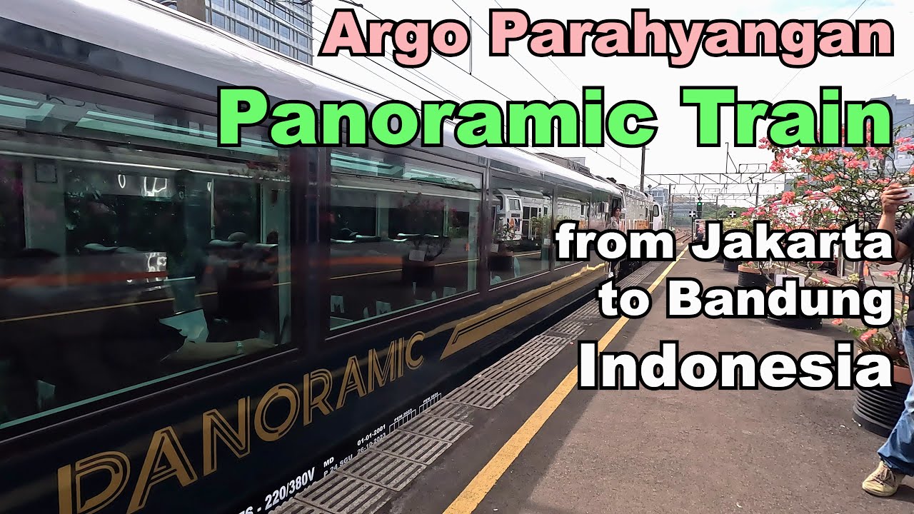 Scenic Priangan Landscape from Panoramic Train: Argo Parahyangan ...
