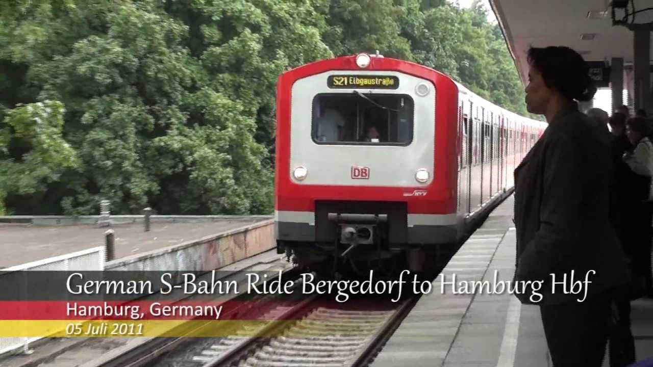 German S-Bahn Bergedorf to Hamburg Hbf - 7/5/2011 - YouTube