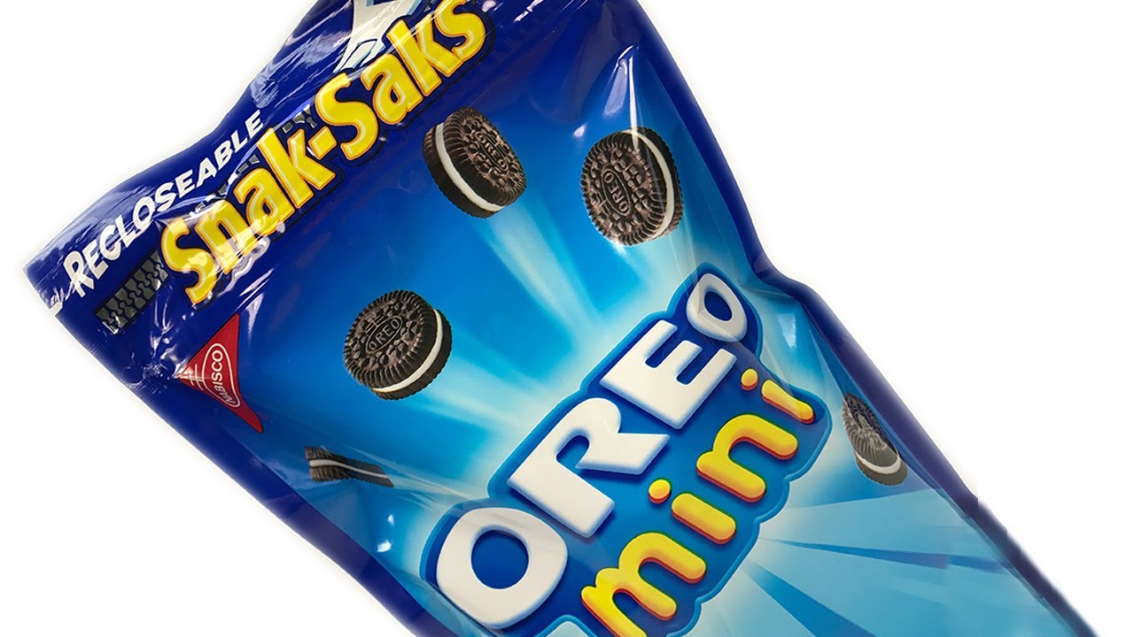 OREO Mini Cookies - Unwrapping - YouTube