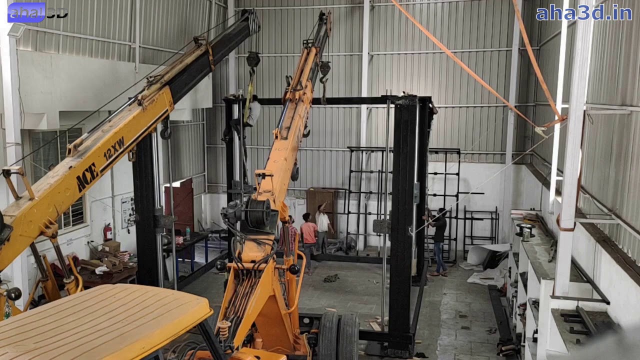 Assembly of Aha Star Megaprinter - YouTube