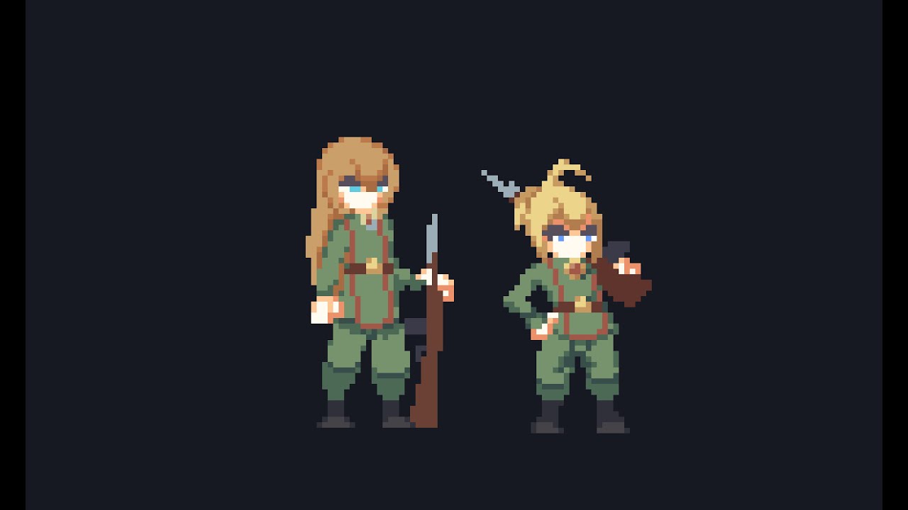 tanya e visha pixel art timelapse - YouTube