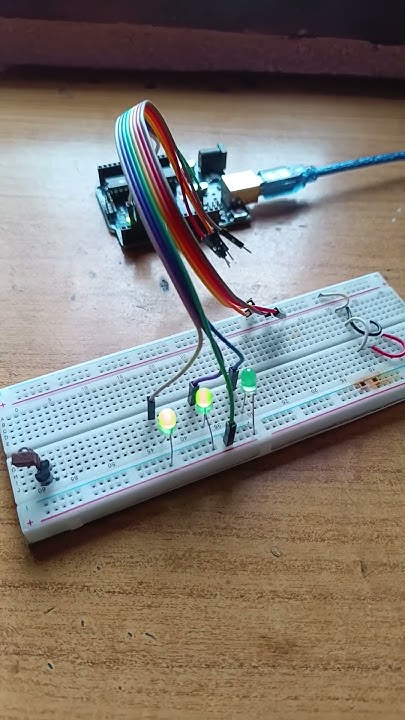 Running LED with Arduino #electronic #viralshorts #digital - YouTube