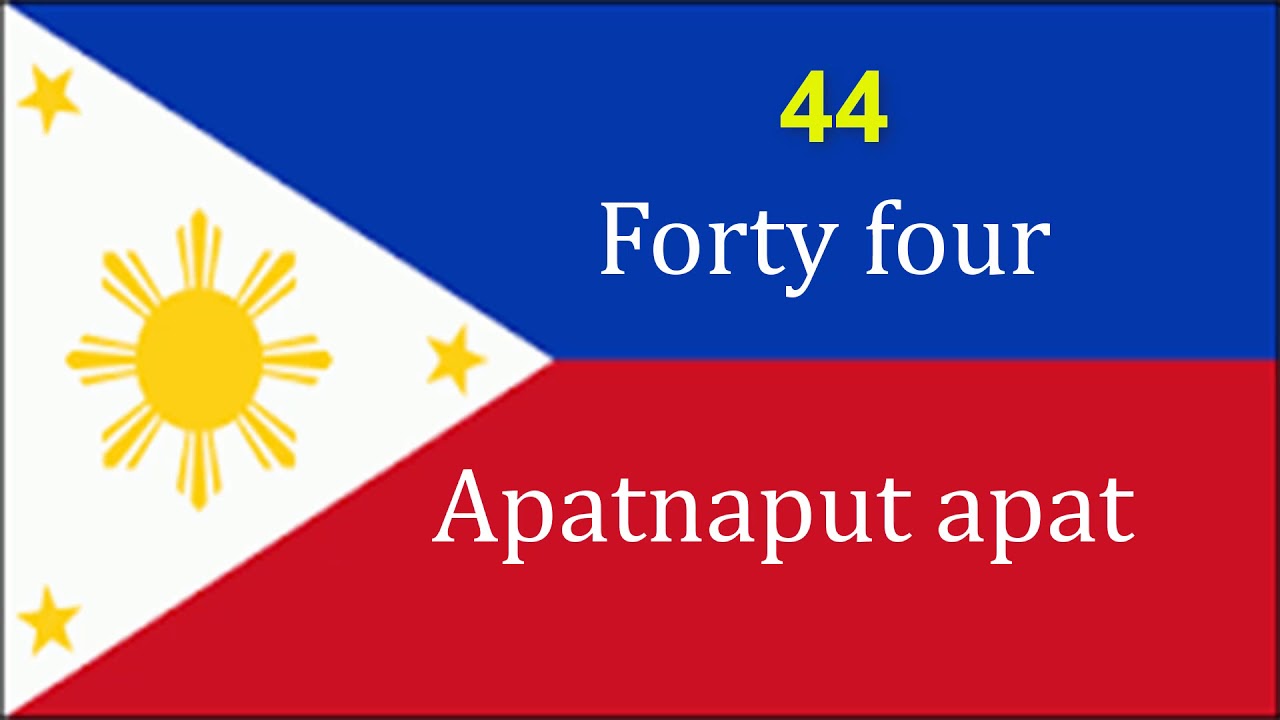 Basic Tagalog | 0 - 100 English to Tagalog Words | Philippines Numbers ...