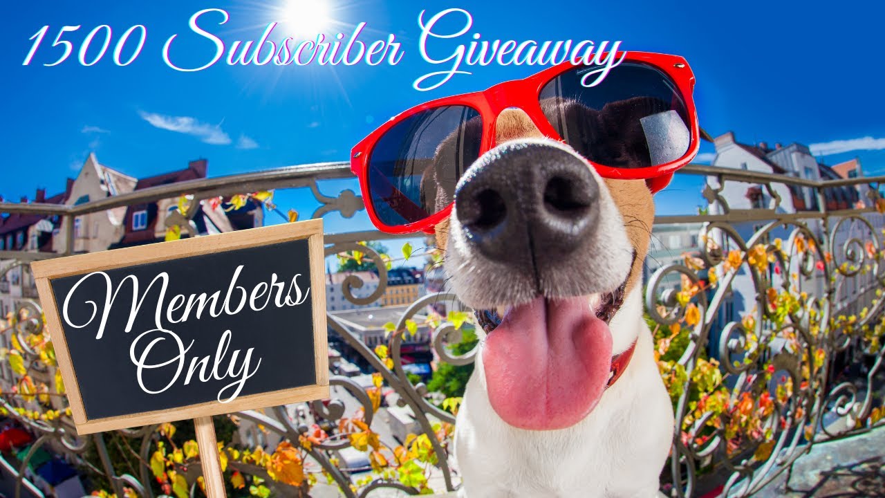 Members Only !!! 1500 Subscriber Giveaway !! - YouTube