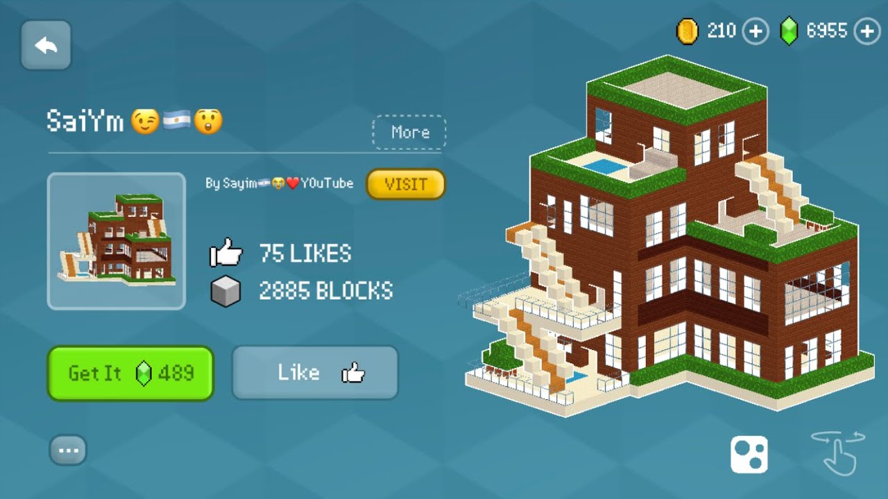 Block Craft 3D: Crafting Game #3060 | Beautiful Wooden House 🏠 - YouTube
