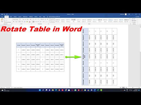 How To Convert Table Into Landscape View In Ms Word