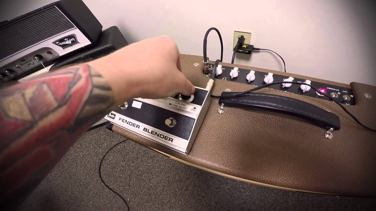 Fender Blender Fuzz Reissue Demo - YouTube