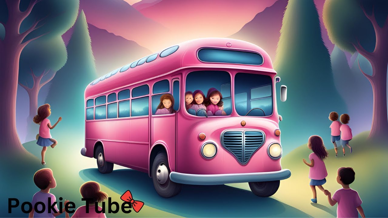 The Wheels on The Pink Bus Song(New Version)Pookie Tube - YouTube