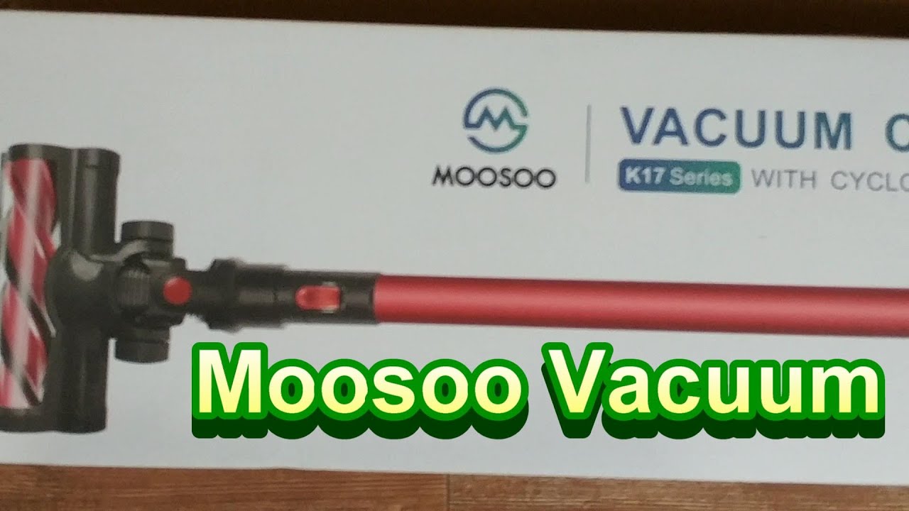 Moosoo Cordless Vacuum Cleaner K17 | 2 in 1 Stick Vacuum| Ultra Quiet ...