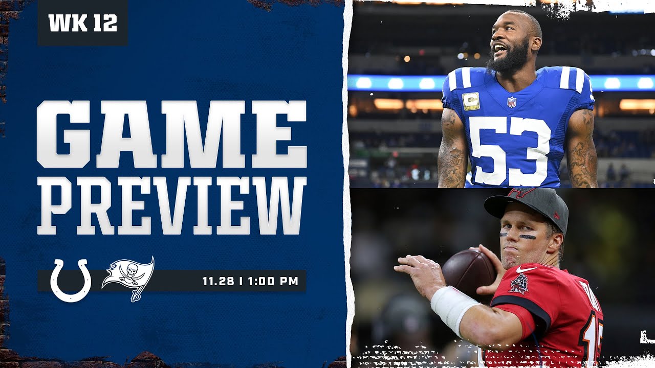 Week 12 Game Preview | Colts vs. Buccaneers - YouTube