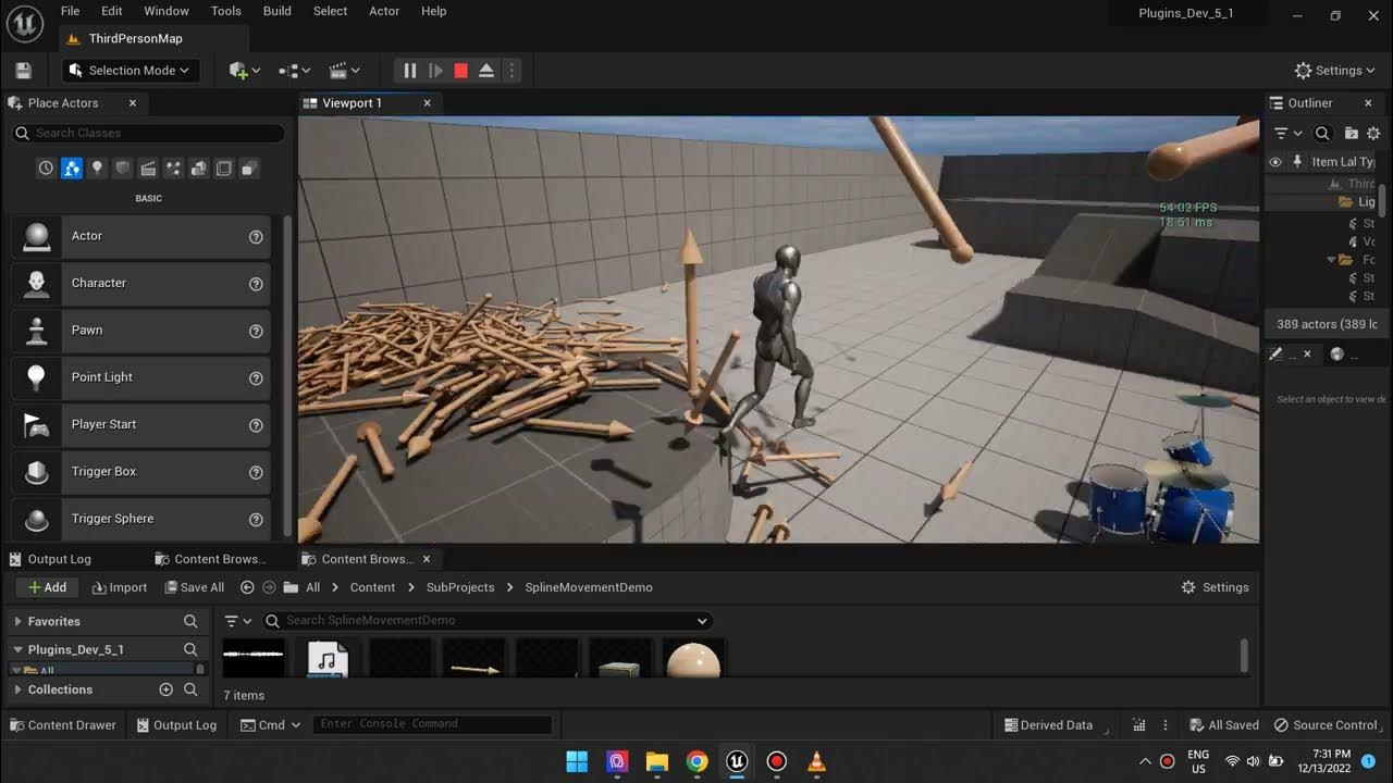 [Unreal Engine] How many physics simulations can UE 5.1 handle at once? - YouTube