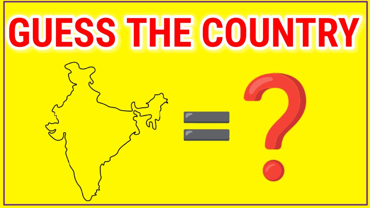 Guess the Country by the Outline - 30 Countries l Country Guess ...