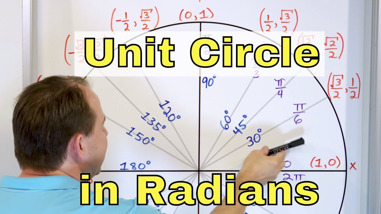 07 The Unit Circle In Radians Find Sin Cos Tan In Radians